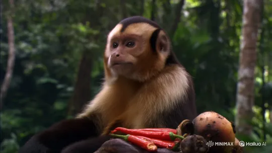 Capuchin Monkey Announces Fiery Rotten Food Challenge – AI Generated ...