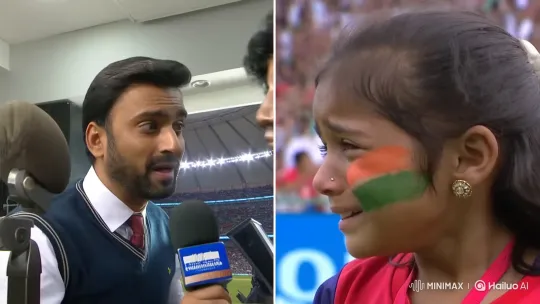 Pakistani Reporter Laughs at Crying Indian Girl After Cricket Loss – AI ...