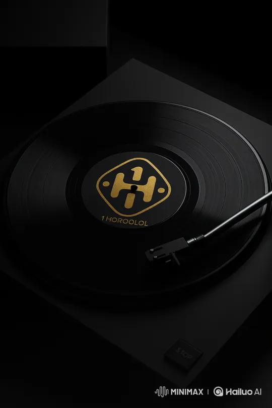 Static Turntable with Rotating Vinyl Record – AI Generated Video ...
